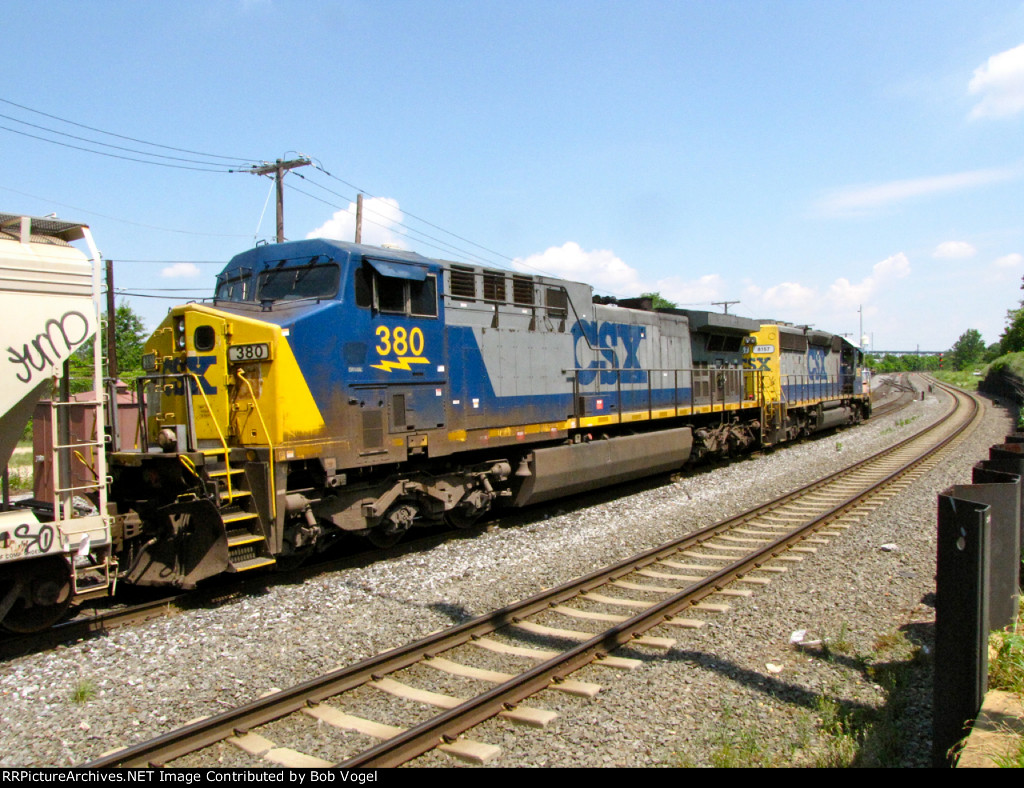 CSX 380 and 8157
